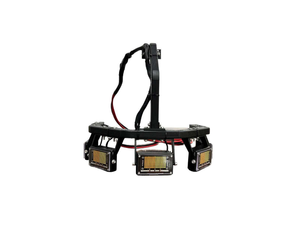 Trolling Motor Bracket and Light Kit (Assembled & Wired)