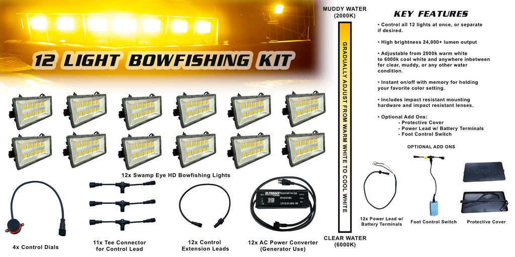 Swamp Eye® HD Bowfishing Light Kit | Outrigger Outdoors