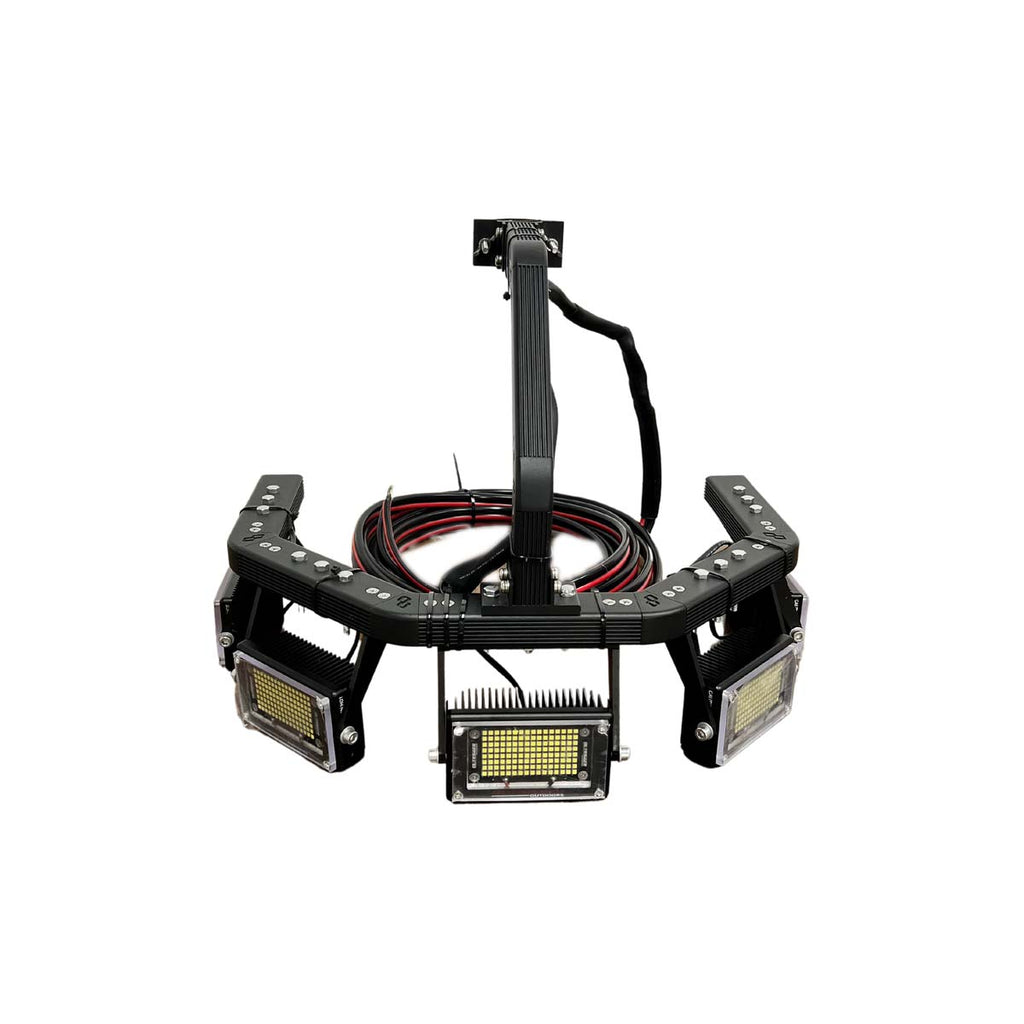 Trolling Motor Bracket and Light Kit (Assembled & Wired)